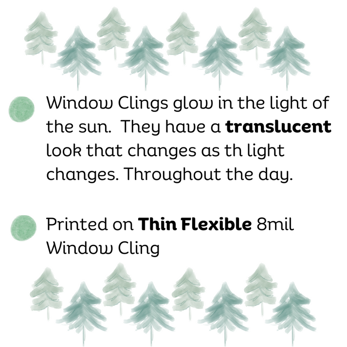 Cherry Blossom Tree Stained Glass Window Cling – NatureCuts